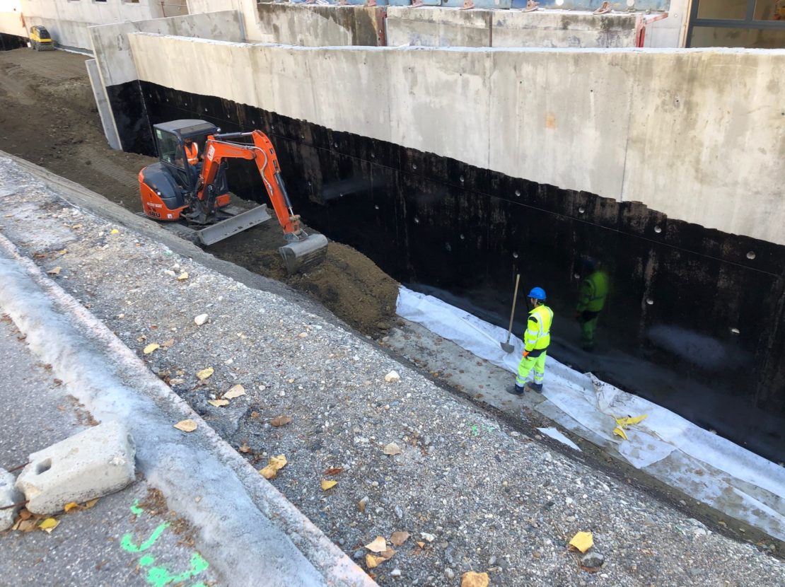 remblais mur nord - Allamanno